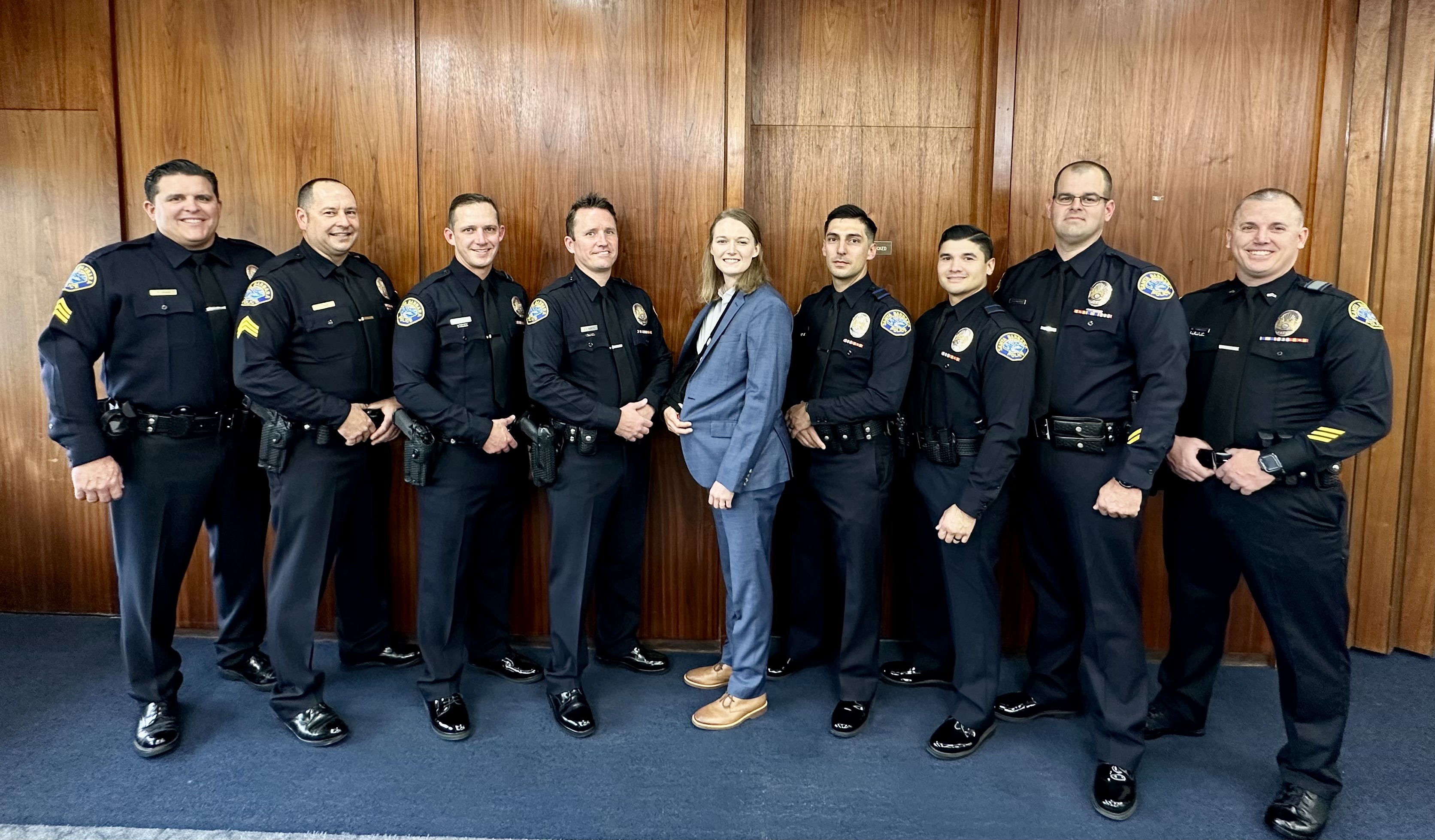 Nine SBPD Officers Receive the Guerry Award for Superior Performance | City of Santa Barbara
